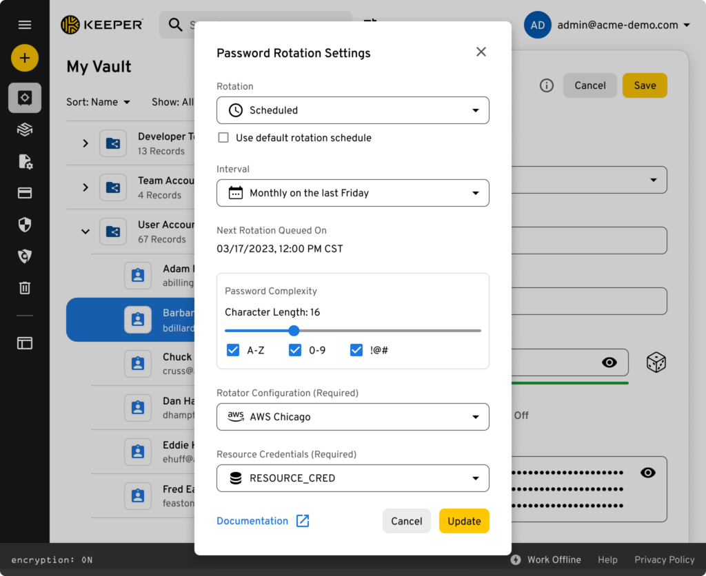 Keeper annuncia la rotazione automatica delle password – Coming Soon